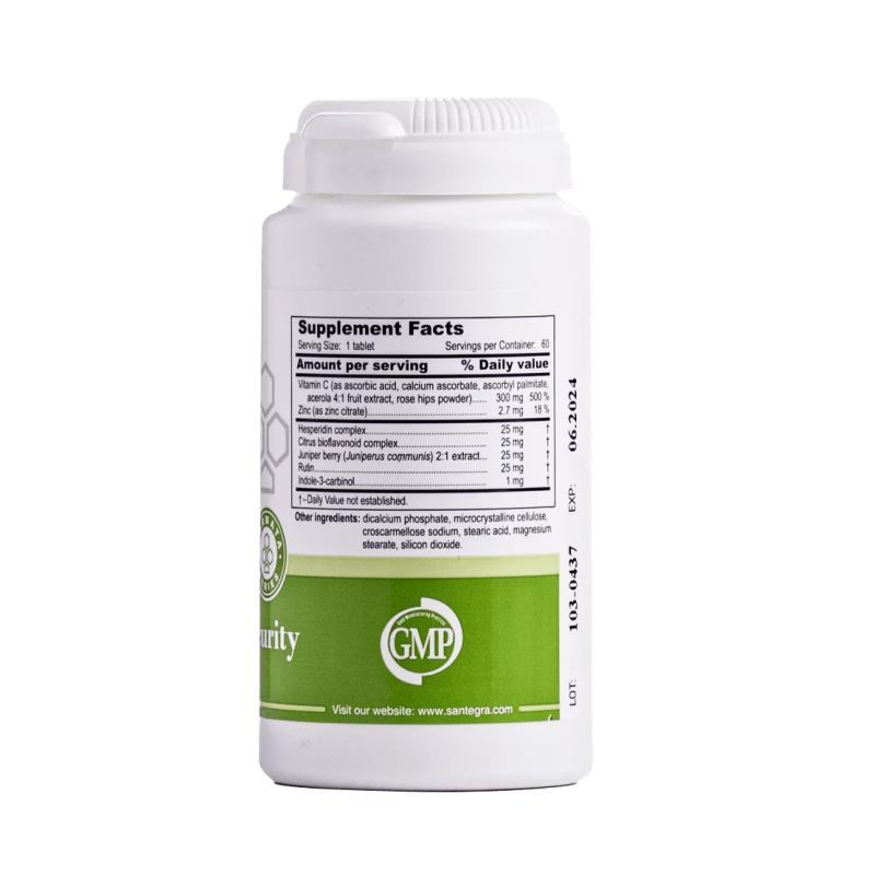 Essential C-curity - MAISTO PAPILDAS SANTEGRA, Vitaminas C, 60 tab.