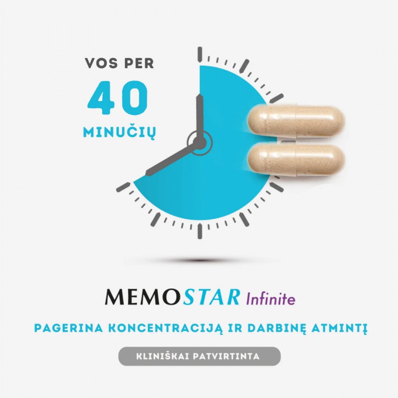 INTERSA LABS MEMOSTAR INFINITE, 60 kaps